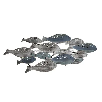 Latest Design Metal Fish Art Living Room Home Decor Luxury Sculpture ...