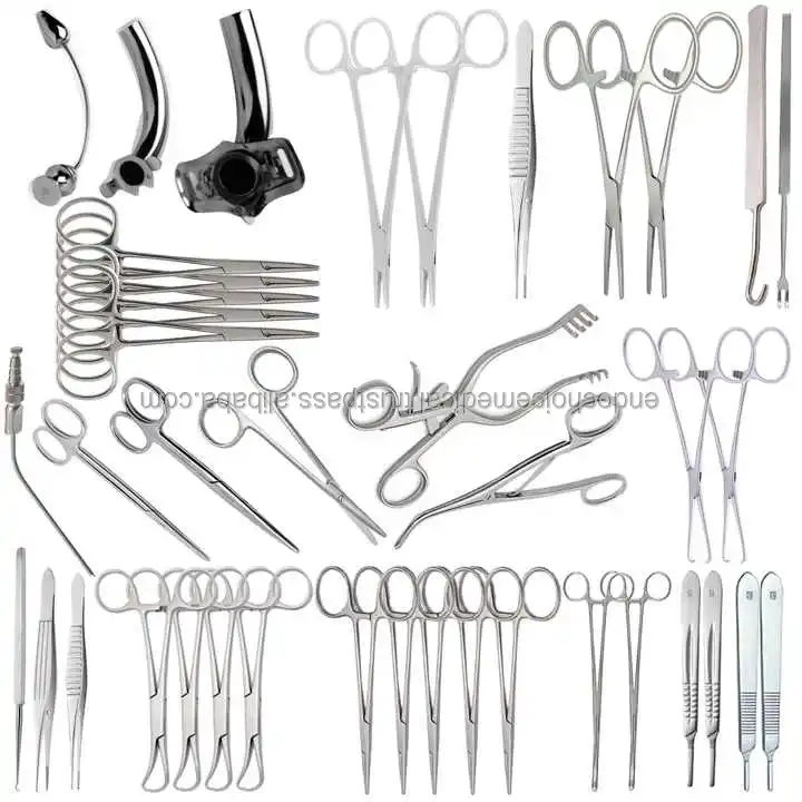 Endochoice Medical 34-Pcs Manual Power Tracheostomy Surgical Instrument ...