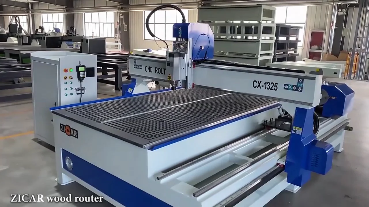Zicar 3d Cnc Wood Carving Machine Mdf Cnc Router Engraving Milling ...