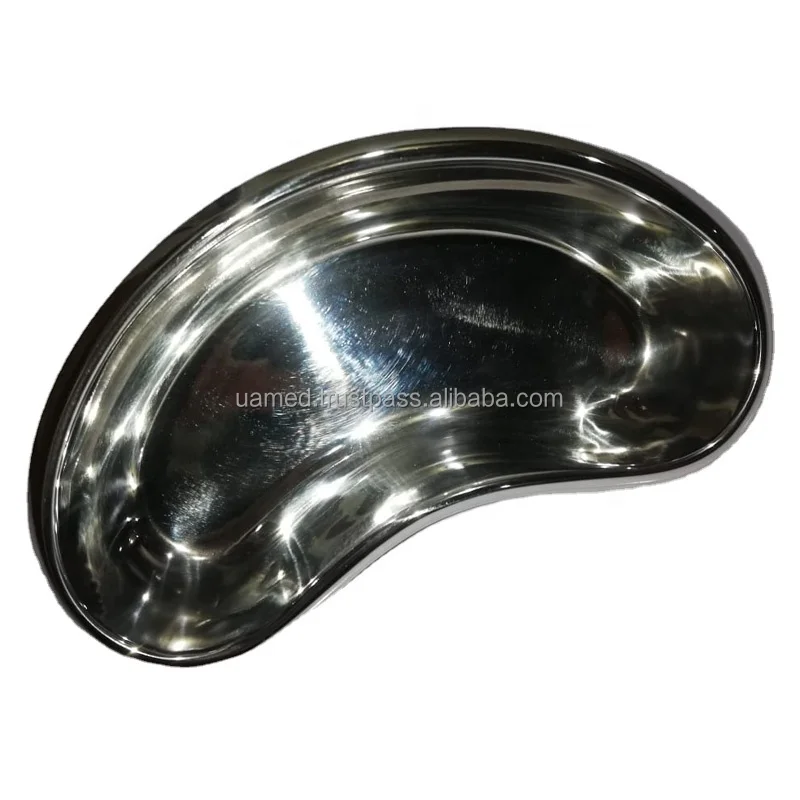 Stainless Steel 6\" Kidney Shaped Emesis Basin Multipurpose Manual ...