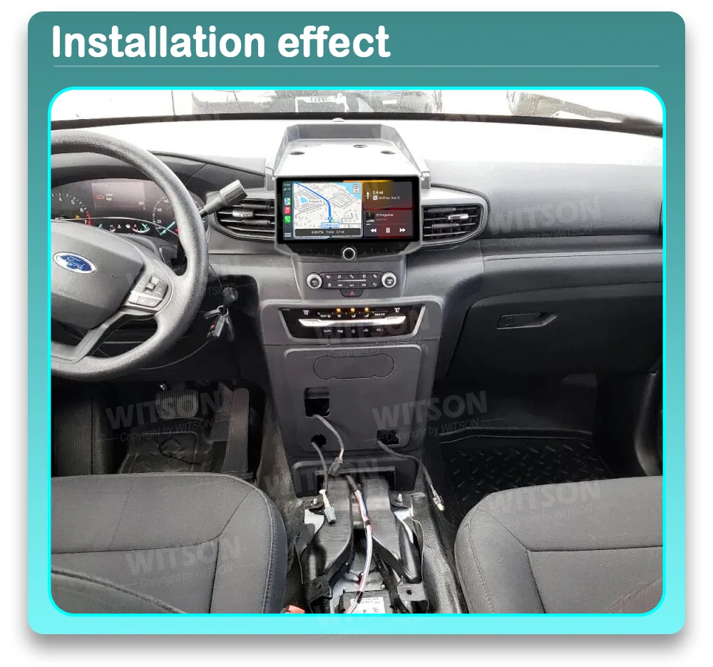 Witson 10.88" CarPlay Multimedia Stereo GPS Player for Ford Transit ...