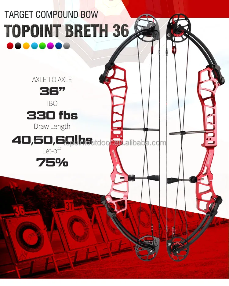 Topoint Archery Target Compound Bow Breth 36,Shooting Bow For ...