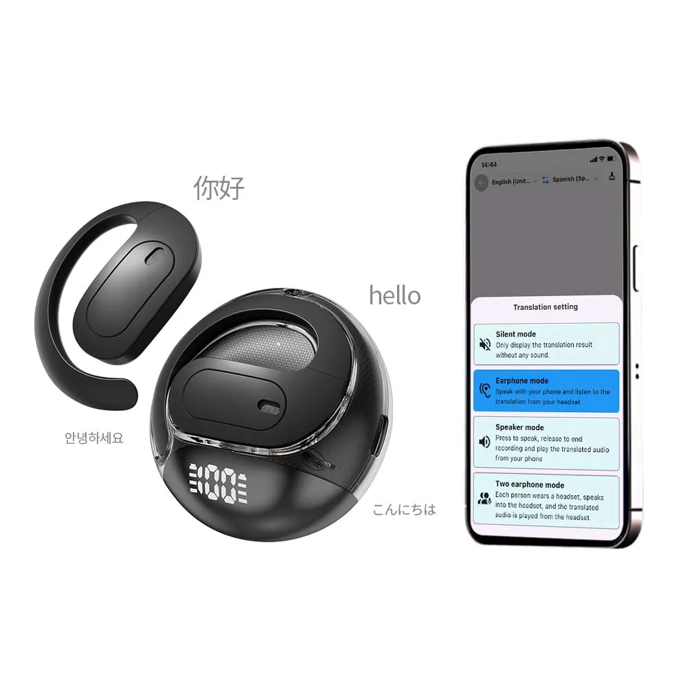 Ai Smart Translation Earphones With Simultaneous Interpretation 145 ...