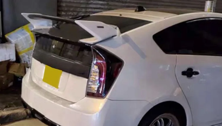 Haosheng Car Spoilers Factory Abs Carbon Fiber Rear Wing Spoiler For Toyota Prius Zvw 30 Rowen ...