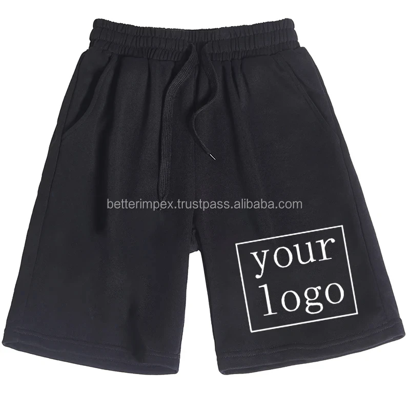 New Custom Printed Text Logo Picture Diy Shorts Men's Casual Shorts ...