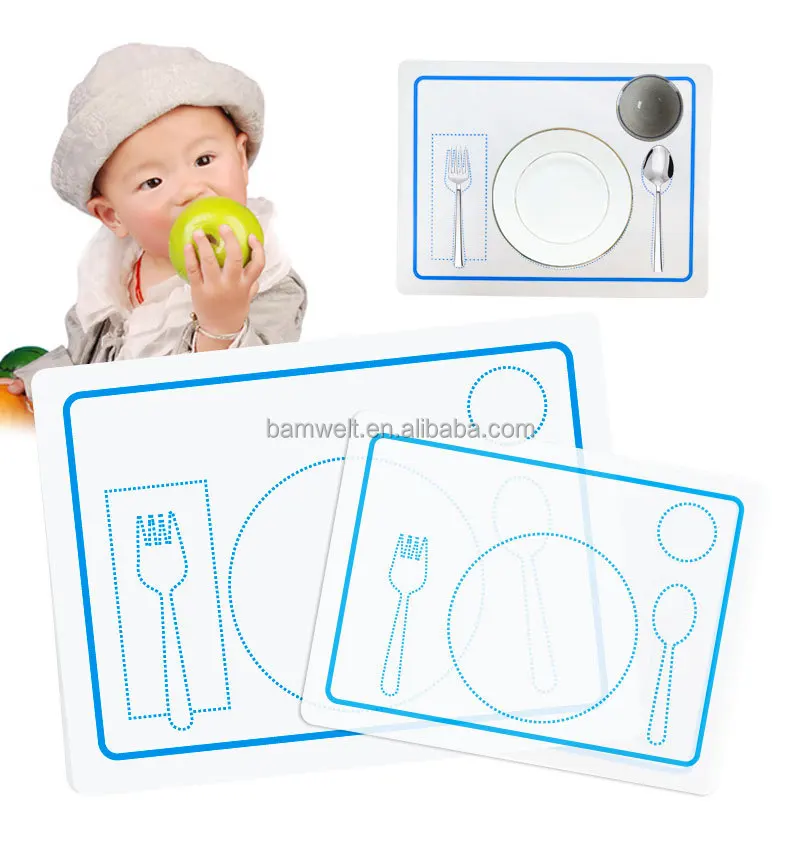 Wholesales Baby Feeding Matt Silicone Table Matt Silicone Place Mat for ...