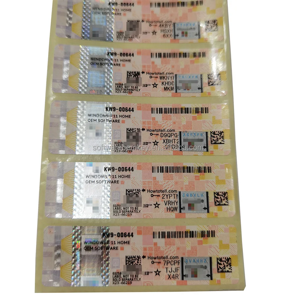 Original Genuine Newest Pink Sticker Code 12 Month Warranty Software ...