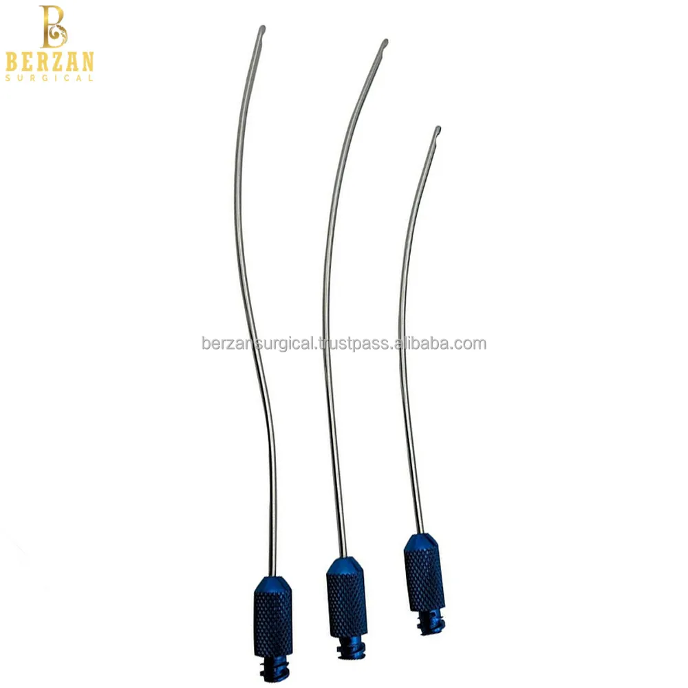 Fat Transfer Plastic Surgery Luer Lock Cannulas Set Of 5 Liposuction ...