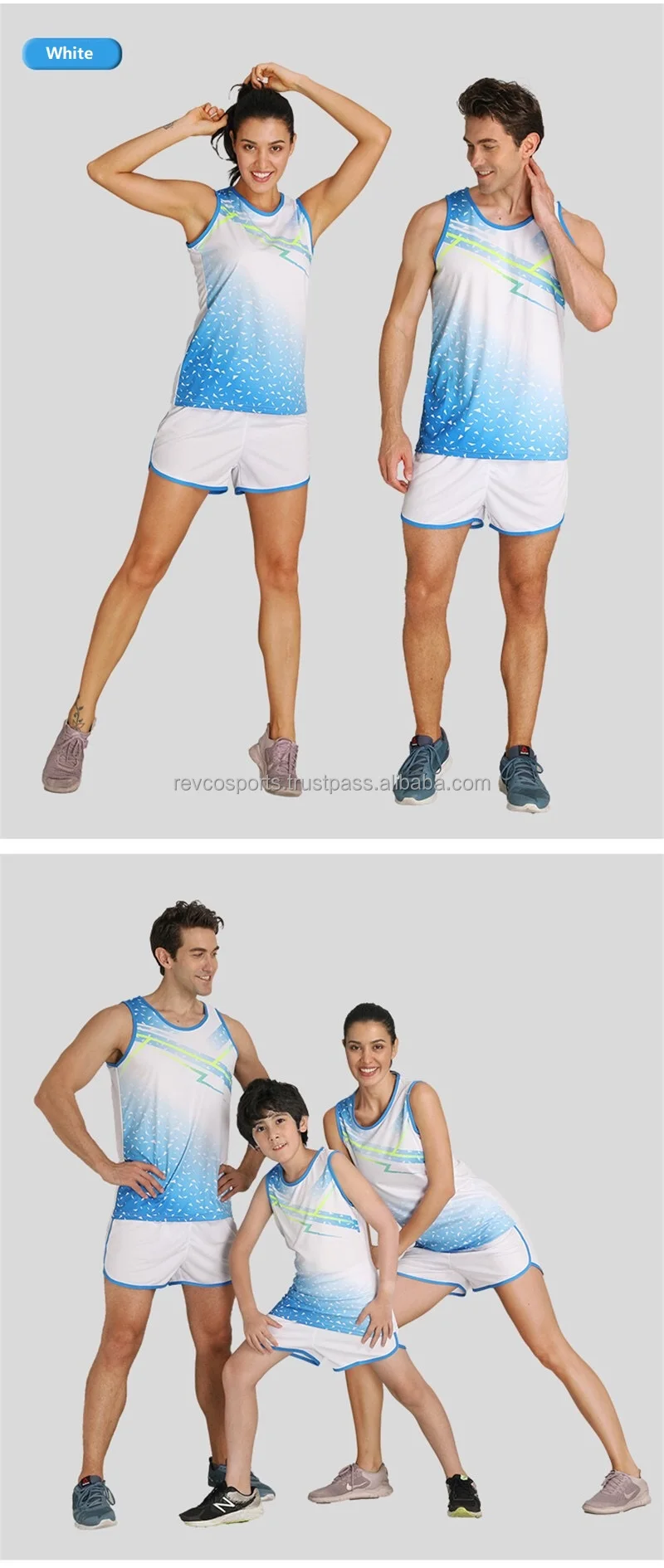 Custom Running Athletes Sleeveless Track And Field Uniforms Singlet And ...