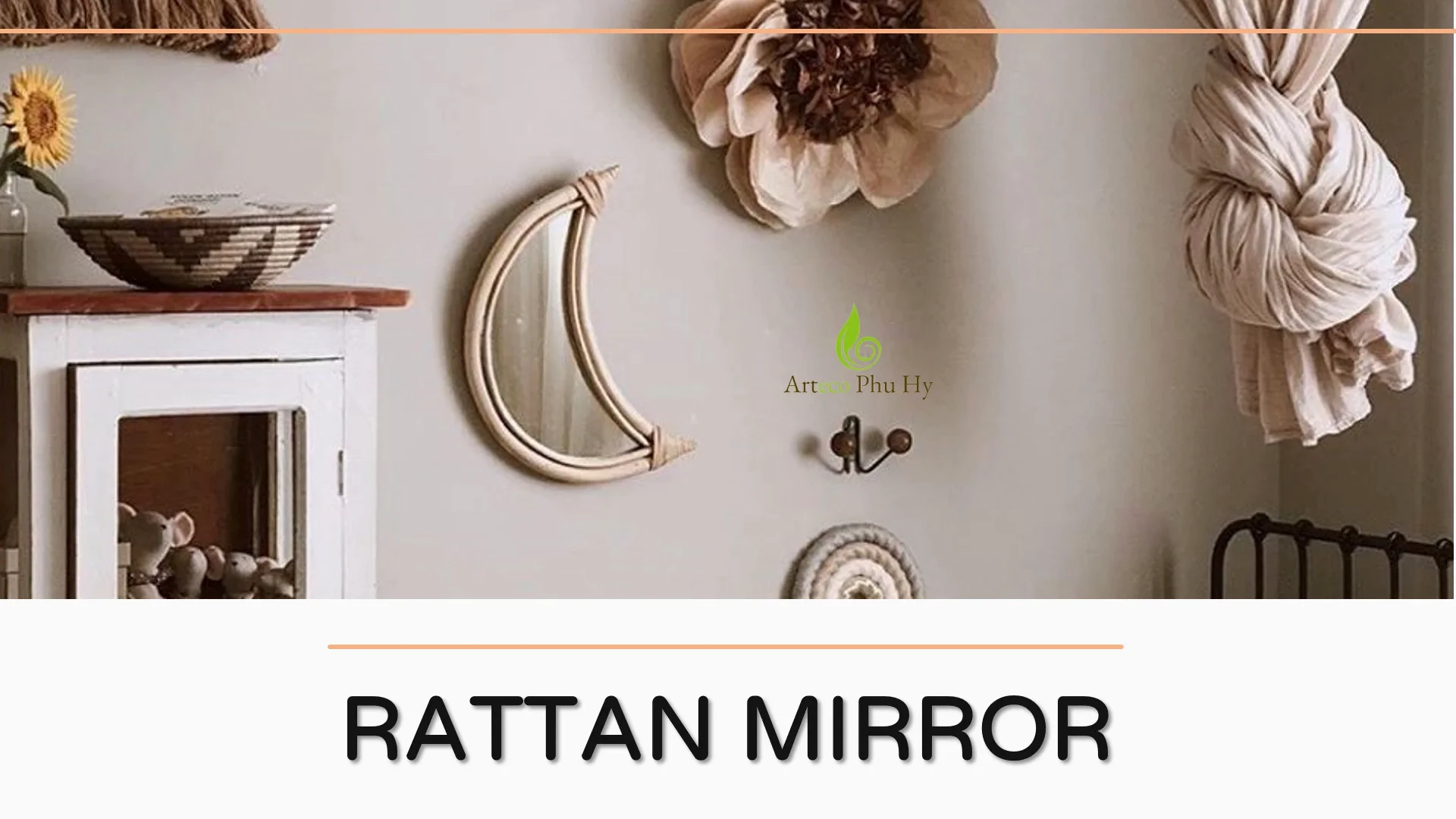 Unique Modern Cute Fish Rattan Mirror Animal Shape Rattan Decorative ...