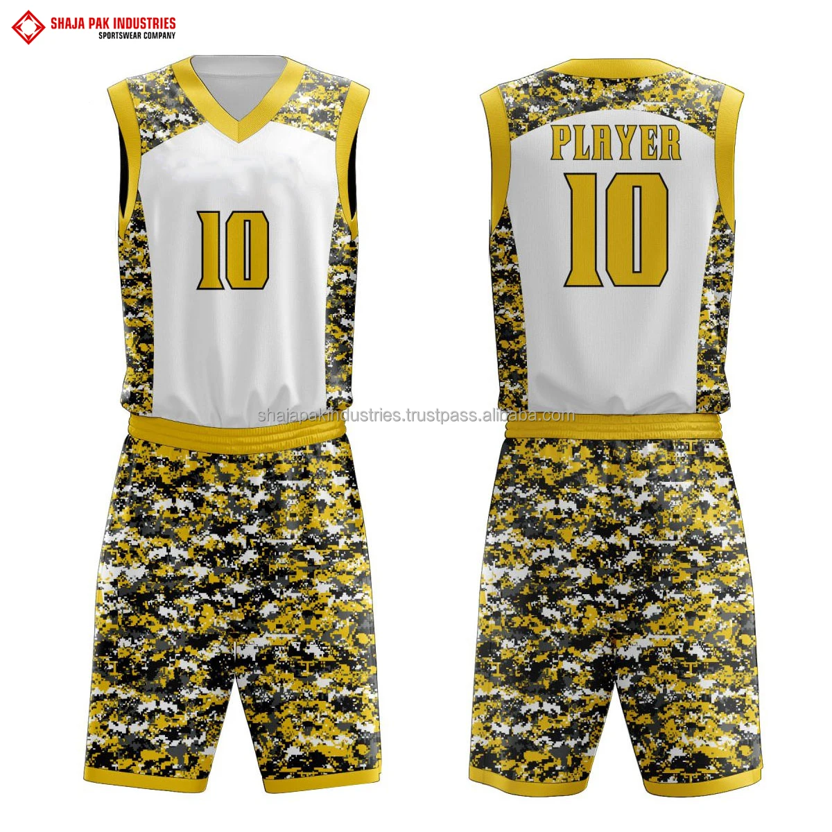 Men's Sleeveless Basketball Uniform Set New Design 2-Piece Collage ...