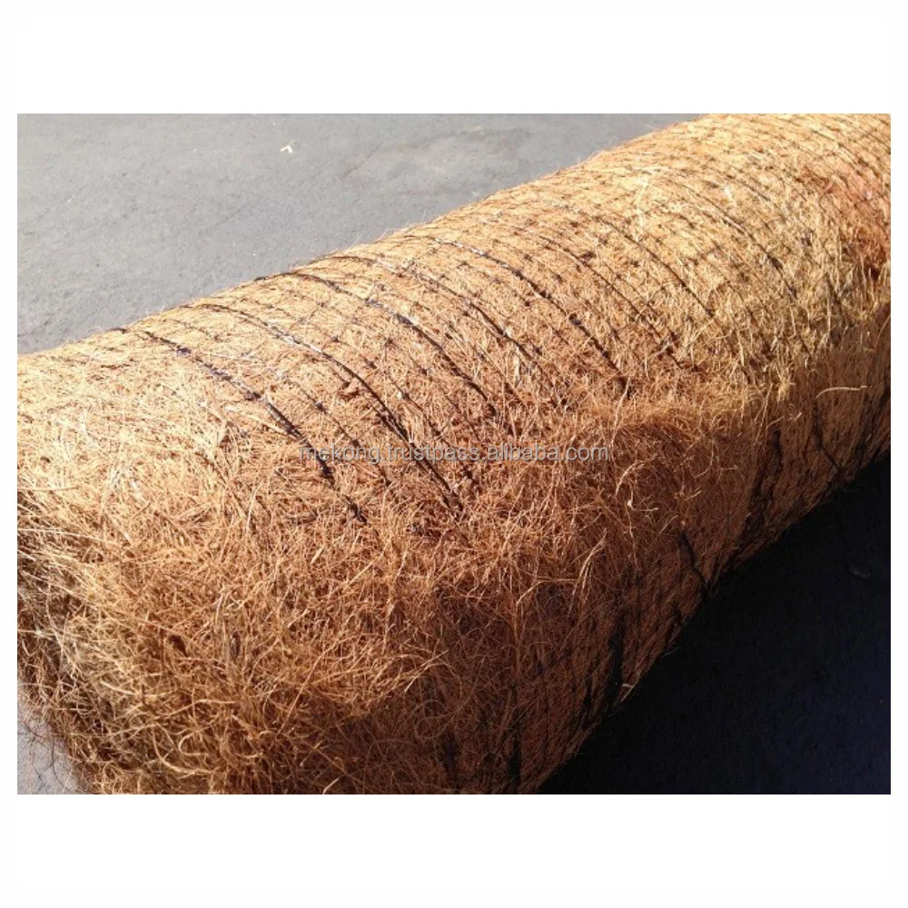 100% Natural Fibres Erosion Control Handmade Woven Cross Weave ...