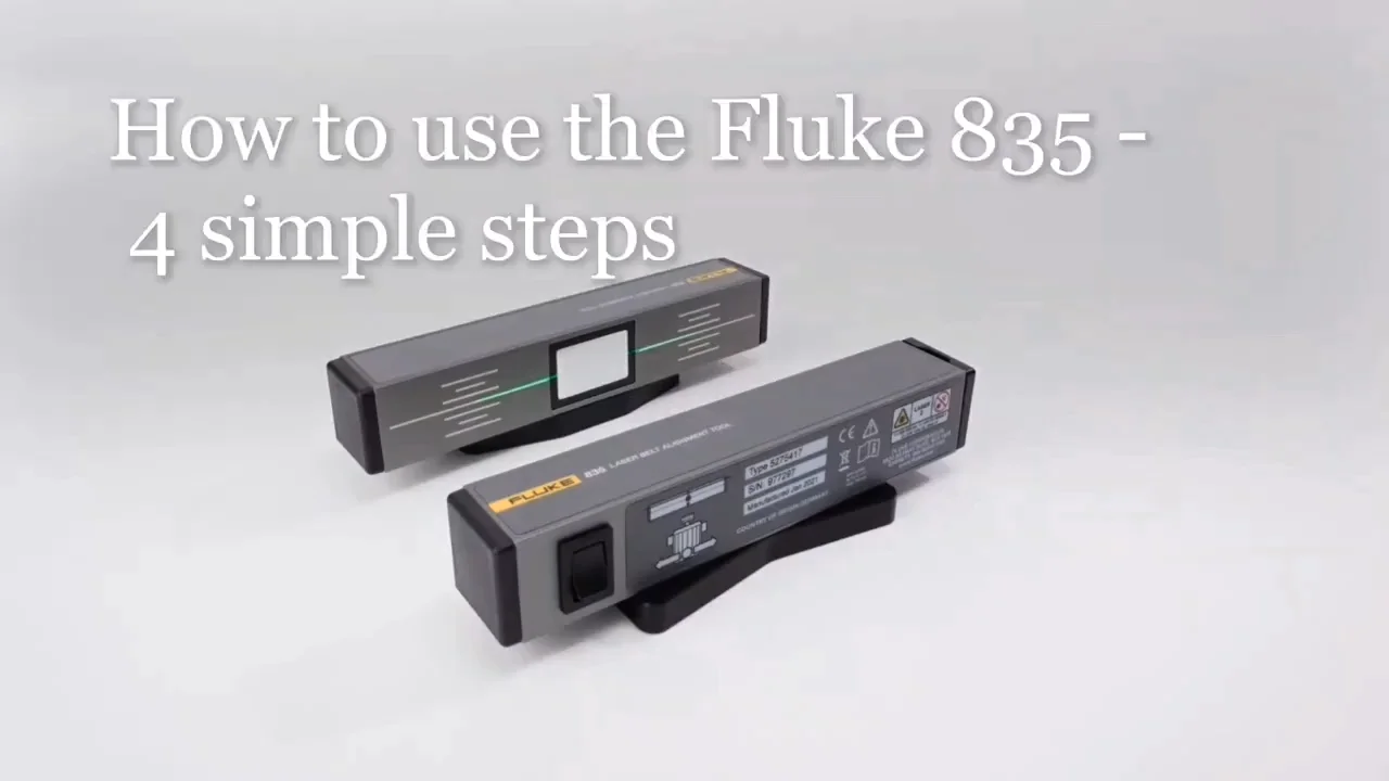 Fluke 835 Laser Belt Alignment Tool With Reflector Belt Alignment ...