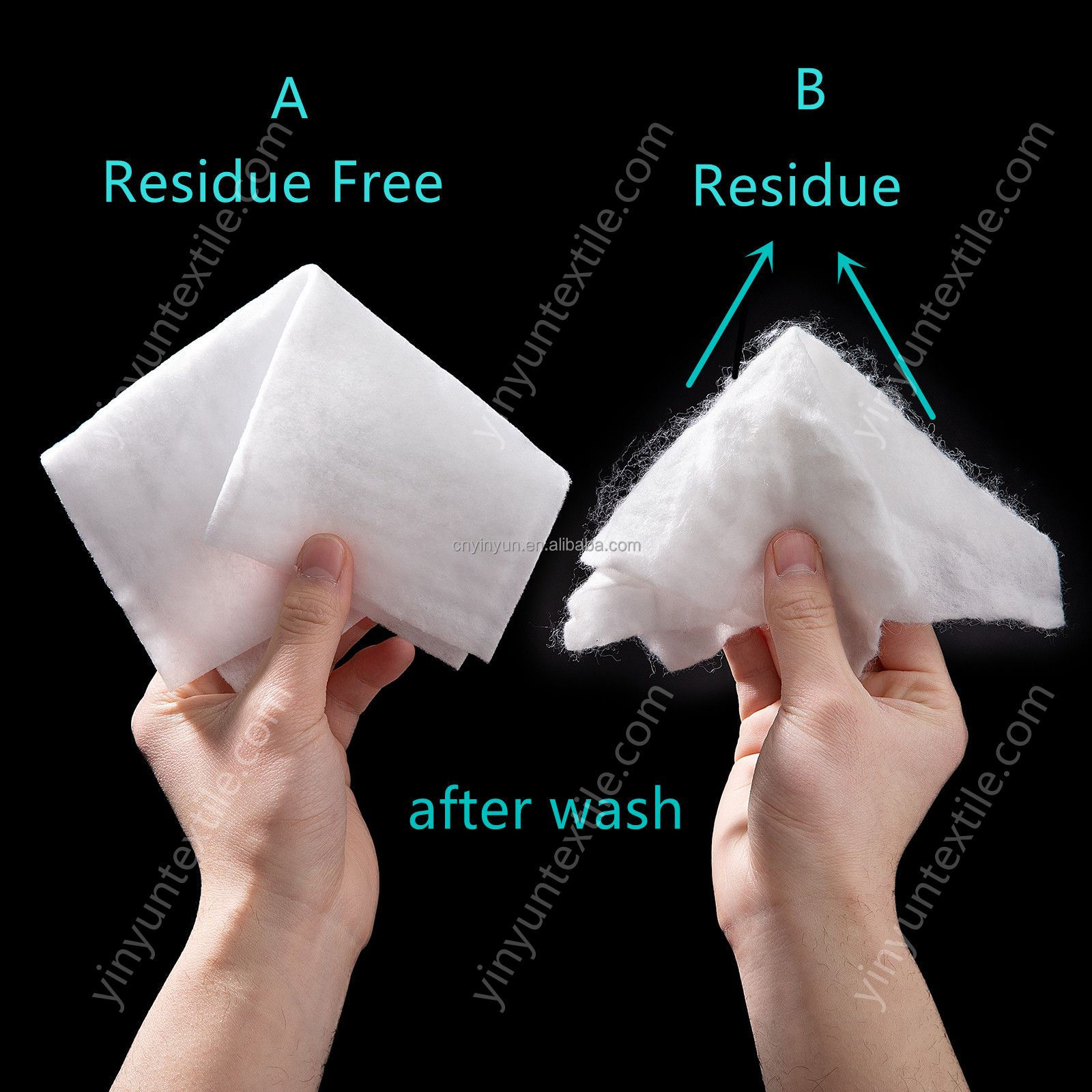 Disposable Pre-soaped Waterless Rinse Free Bath Washing Sponge Personal ...