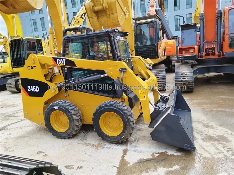 Original Cheap Used Machinery Cat 246d Skid Steer Mini Loader ...