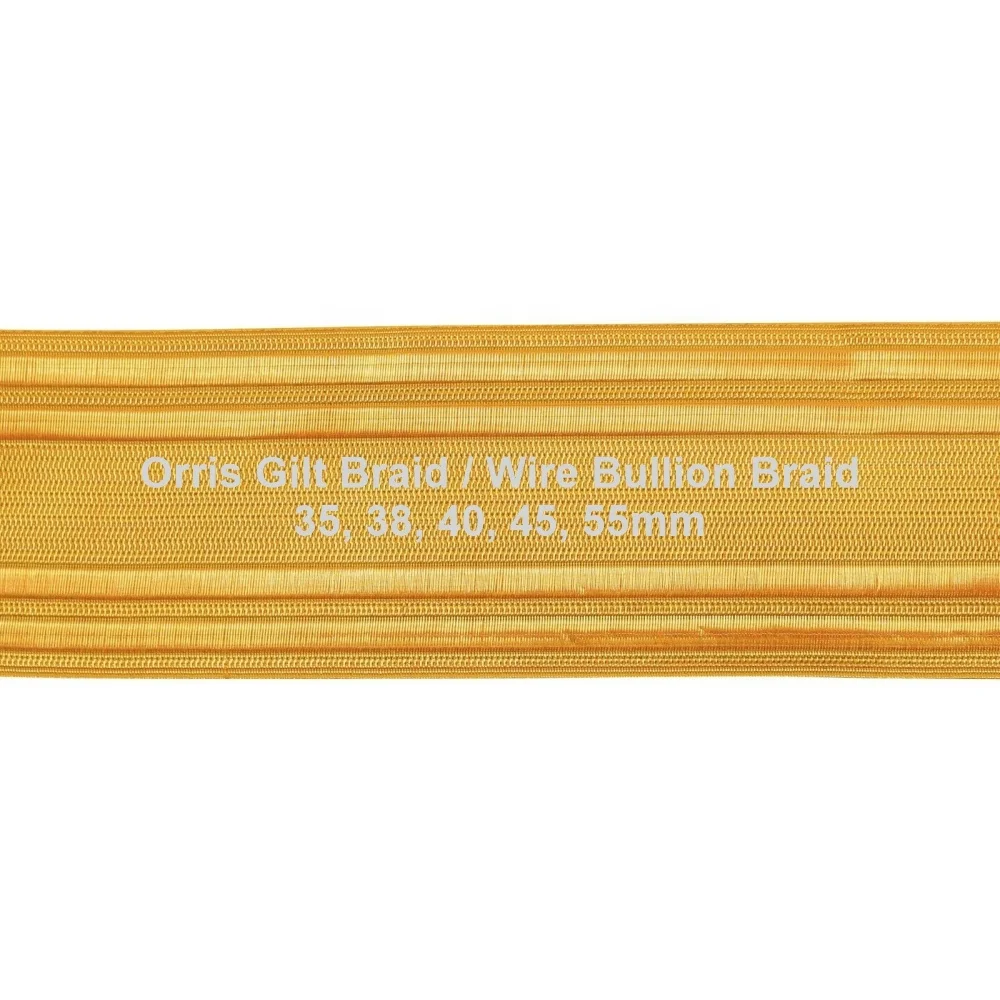Wholesale Mylar Metallic Braids Laces Trimmings OEM Gold Metallic ...