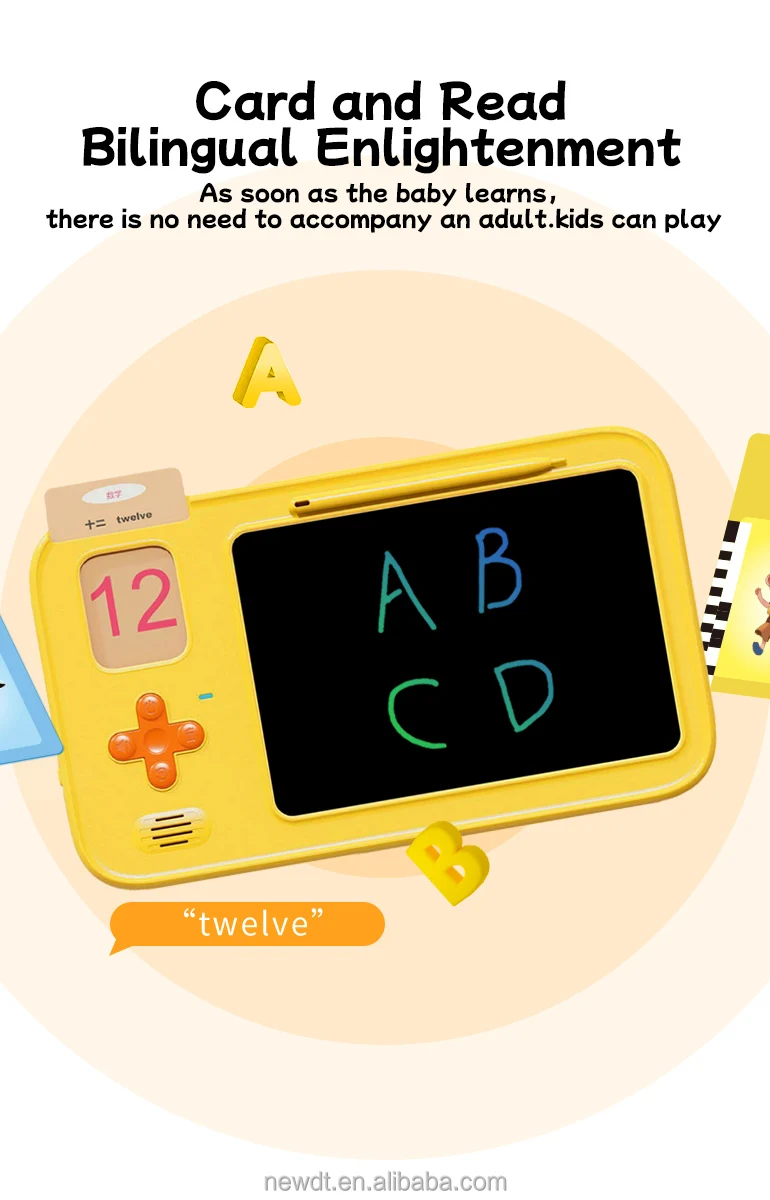 Flash Cards Machine New Multi-Language Talking Toy with 112 & 224 ...