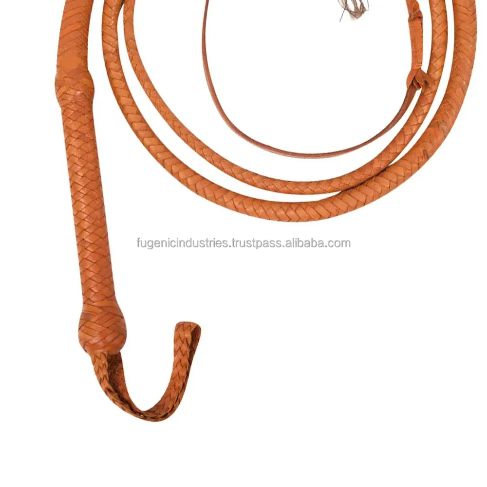 Hand Made Heavy Bull Whip Color 4 To 16 Feet 14 Plaits Custom Bull Whip ...
