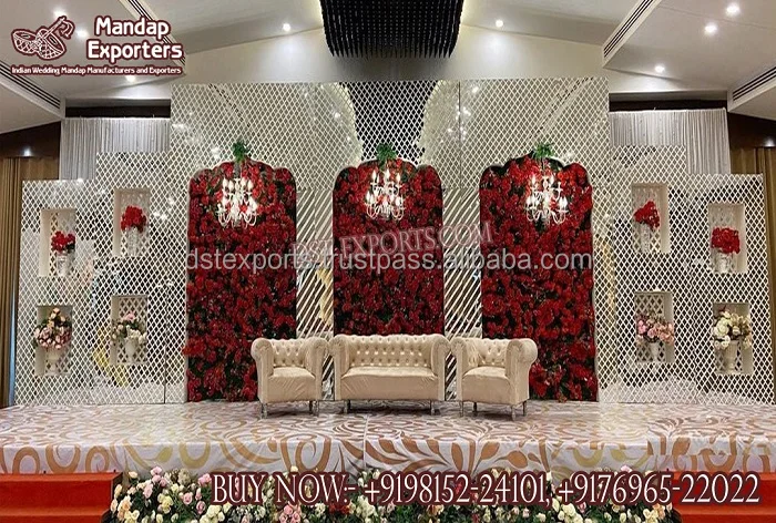 Grand Mirror Stage for Western Weddings Trending Mirror Stage for ...