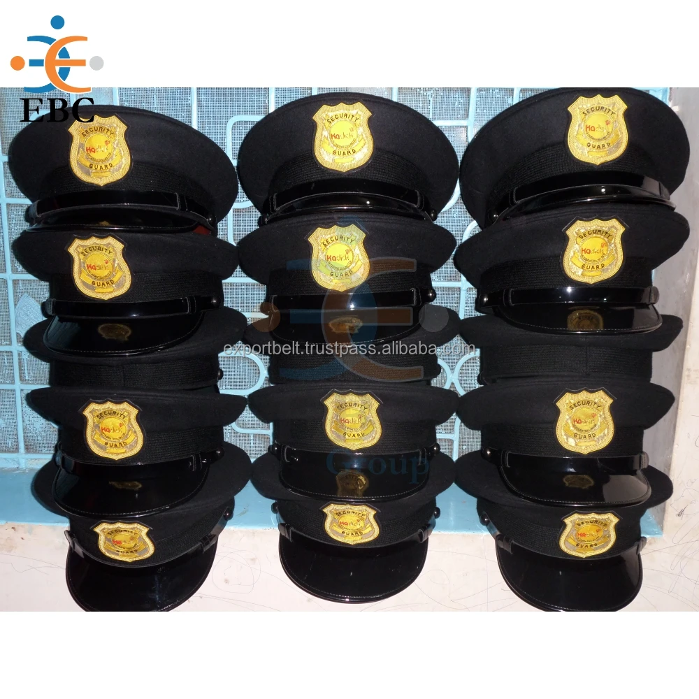 Pakistan OEM High Quality Plain General Uniform Peak Caps Hats Satin ...