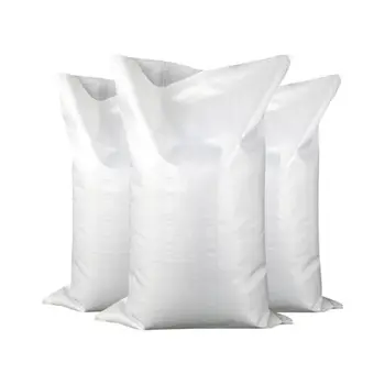 50 Kgs White Rice Flour Maize Sacks Pp Woven Polypropylene Packing Bag ...
