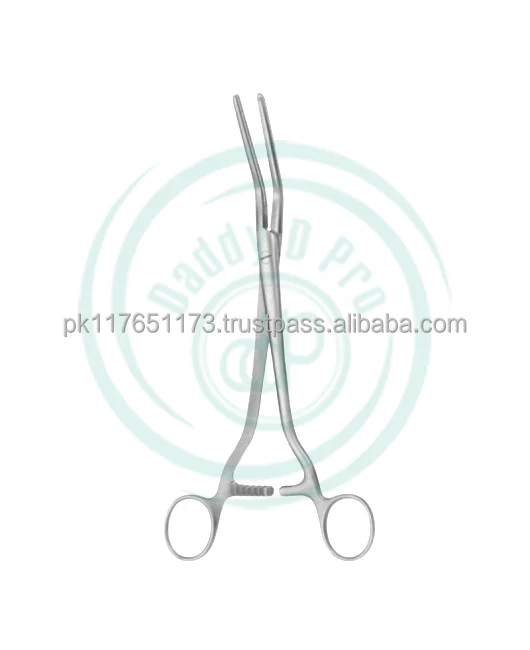 Atrauma Clamp Curved Stainless Steel Surgical Forceps Gynecology ...
