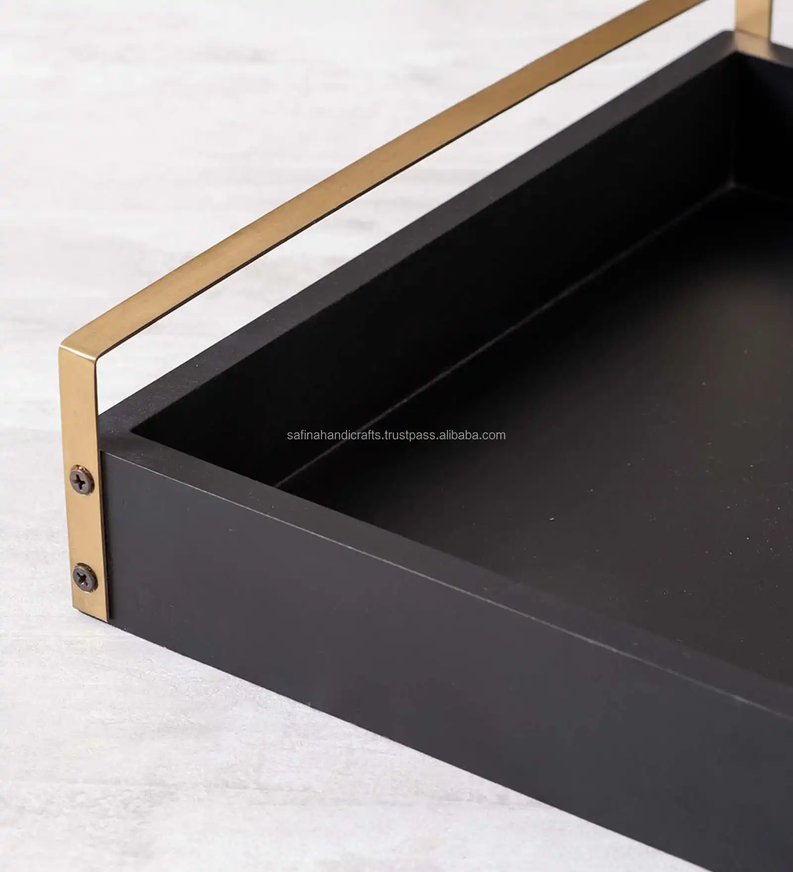 Buy Serving Tray Contemnor Shiny Silver Short Boat Tray In Wedding ...