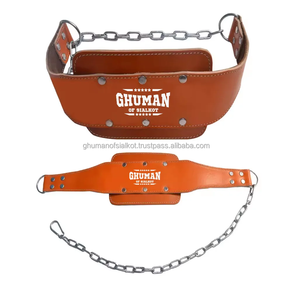 Ghuman Of Sialkot Heavy Duty Dipping Leather Belt For Weight Lifting ...