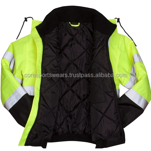High Visibility Reflective Work Wear Jacket - Safety & Style