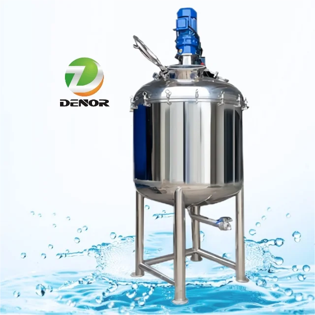 200l Hinge Lid Blending Tank Conical Bottom Stainless Steel Tank With ...