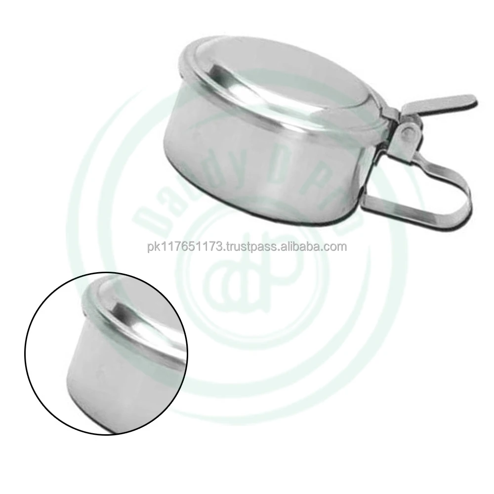 Gallipot & Sputum Mugs Container With Cover Stainless Steel Hospital ...