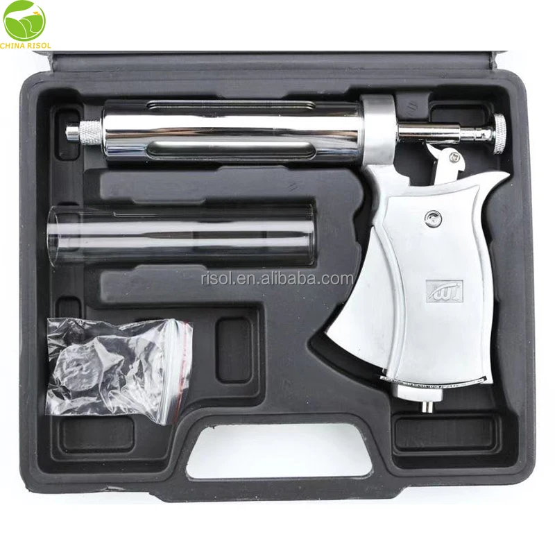 Wholesale 50ml Injection Syringe Veterinary Steel Plastic Adjustable ...