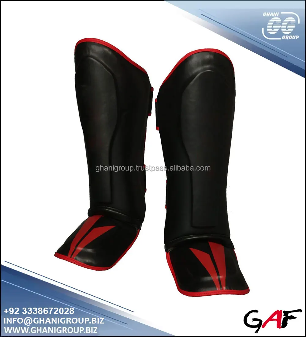 Gaf Martial Arts Equipment Thicken Shin Guards Instep Muay Thai ...