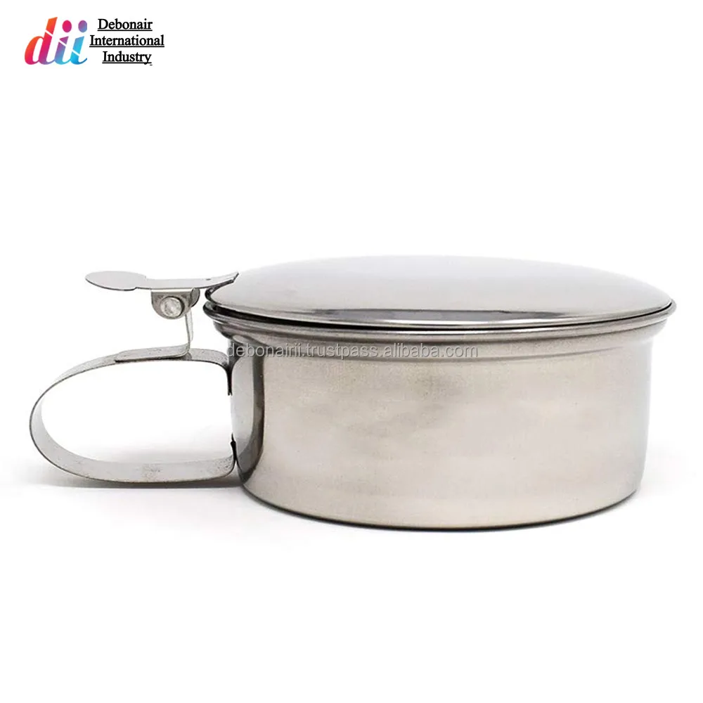 Sputum Mug with Cover - Durable Stainless Steel Instruments