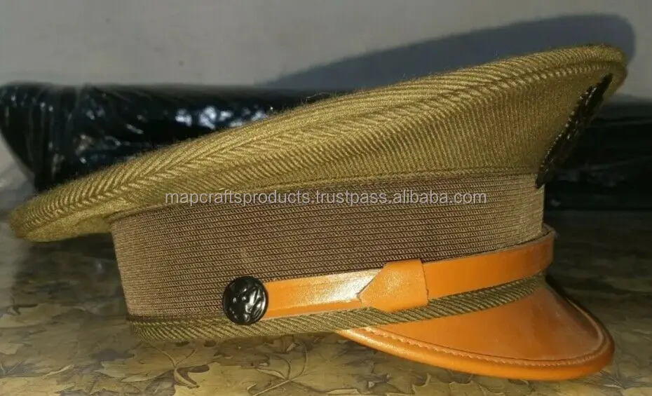 Reproduction WW1 Antique United States of America Visor Kapi Hand ...