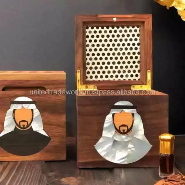 Arabic Incense Madkhan Burner Bakhoor Inlay Seashell For Kwa Uae By ...