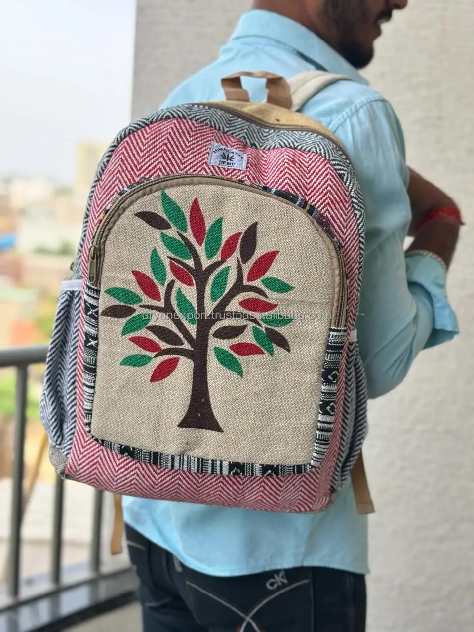 New Design Hemp Laptop Bags Sustainable Backpacks New Arrival Jute With ...