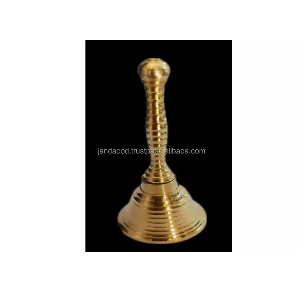 Star Golden Brass Bells Table Hand Call Bell For Ringing At Wedding ...