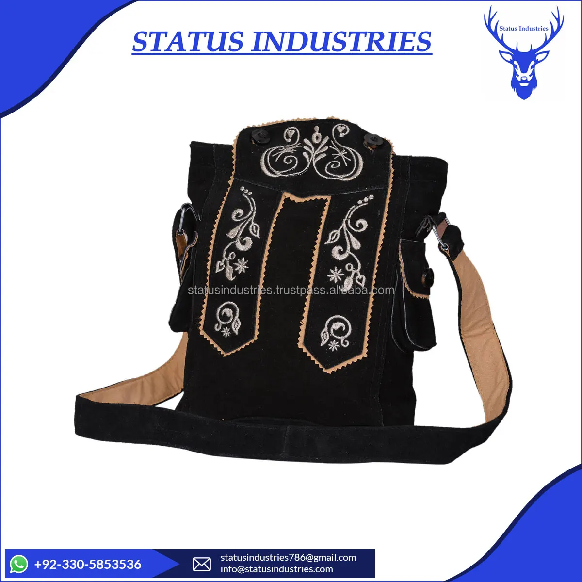 Damen Lederhose Tasche Handbag Bavarian Style Tradition German Women ...