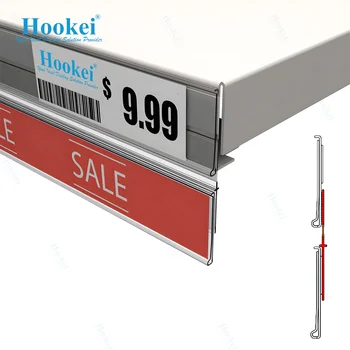 Display Plastic Esl Digit Signag Wire Shelf Talker Hanger For T-hook ...