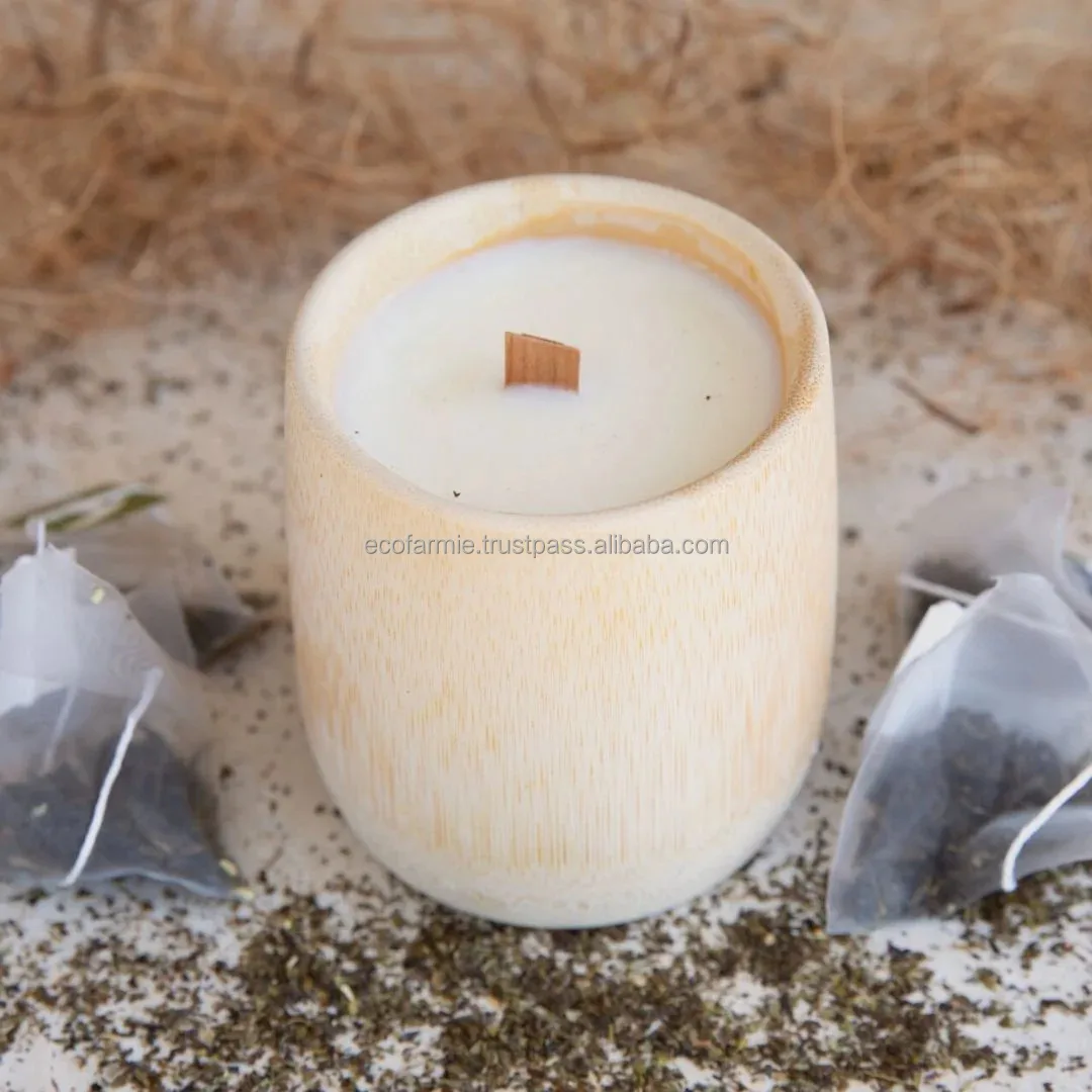 Eco-friendly Bamboo Candles - Premium Quality & Custom Design