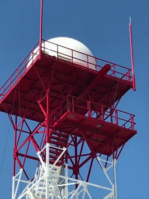 Airport Radar Tower Weather Climatological And Meteorological Self ...