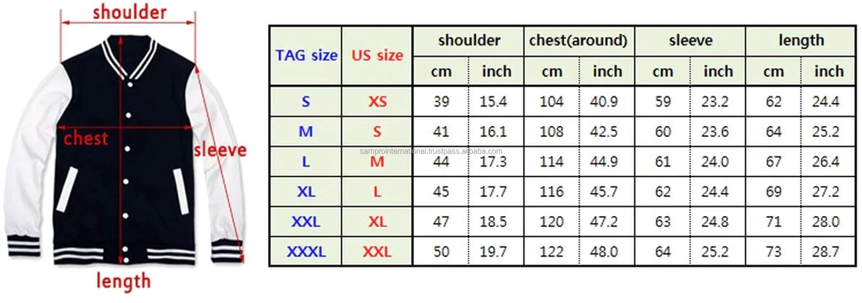 Custom Street Wear Logo Blank Baseball Jacket Truckers Letterman Base ...