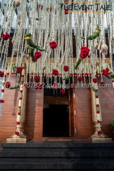 Indian Flower Garland - Rajnigandha Rose-Lily Decoration