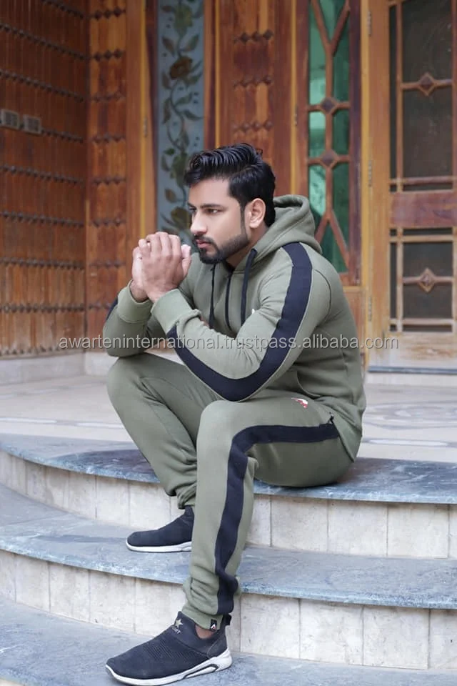 Custom Stripe Tracksuit Jacket And Pant Tracksuit With Side Stripes ...