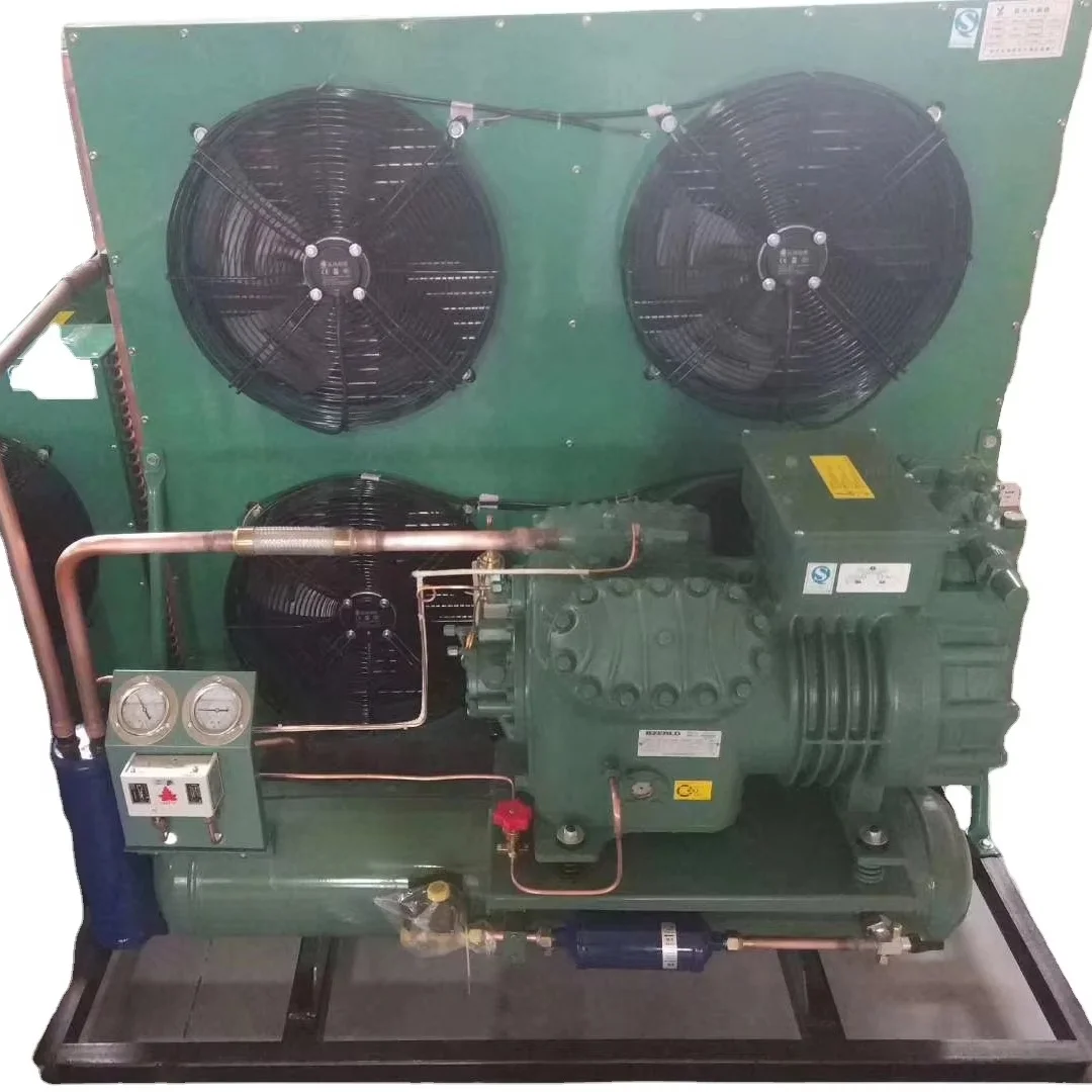 Cold Room Refrigeration Compressor Unit Rack Air Cooling Condensing ...