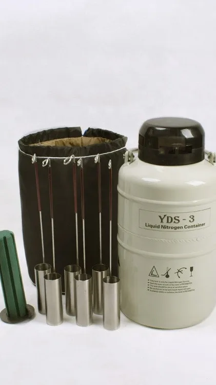 Cryogenic Liquid Nitrogen Dewar Tank With Strap Carry Bag Canister ...