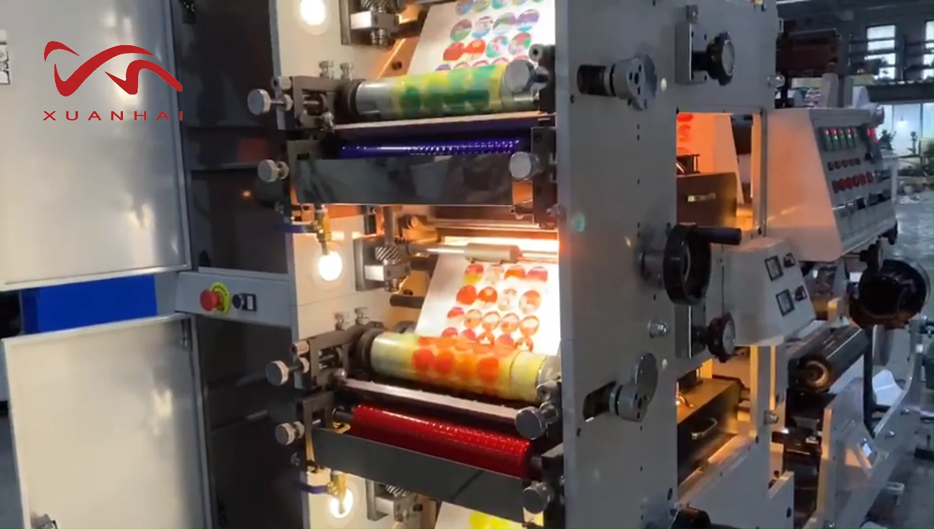 Automatic Flexographic Sticker Label Printing Machine - Buy Adhesive ...