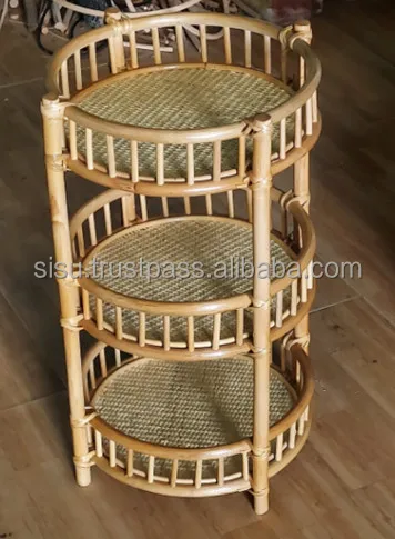 Rattan Trolley bar Cart Drink and Food Serving Trolley Hotel Restaurant ...