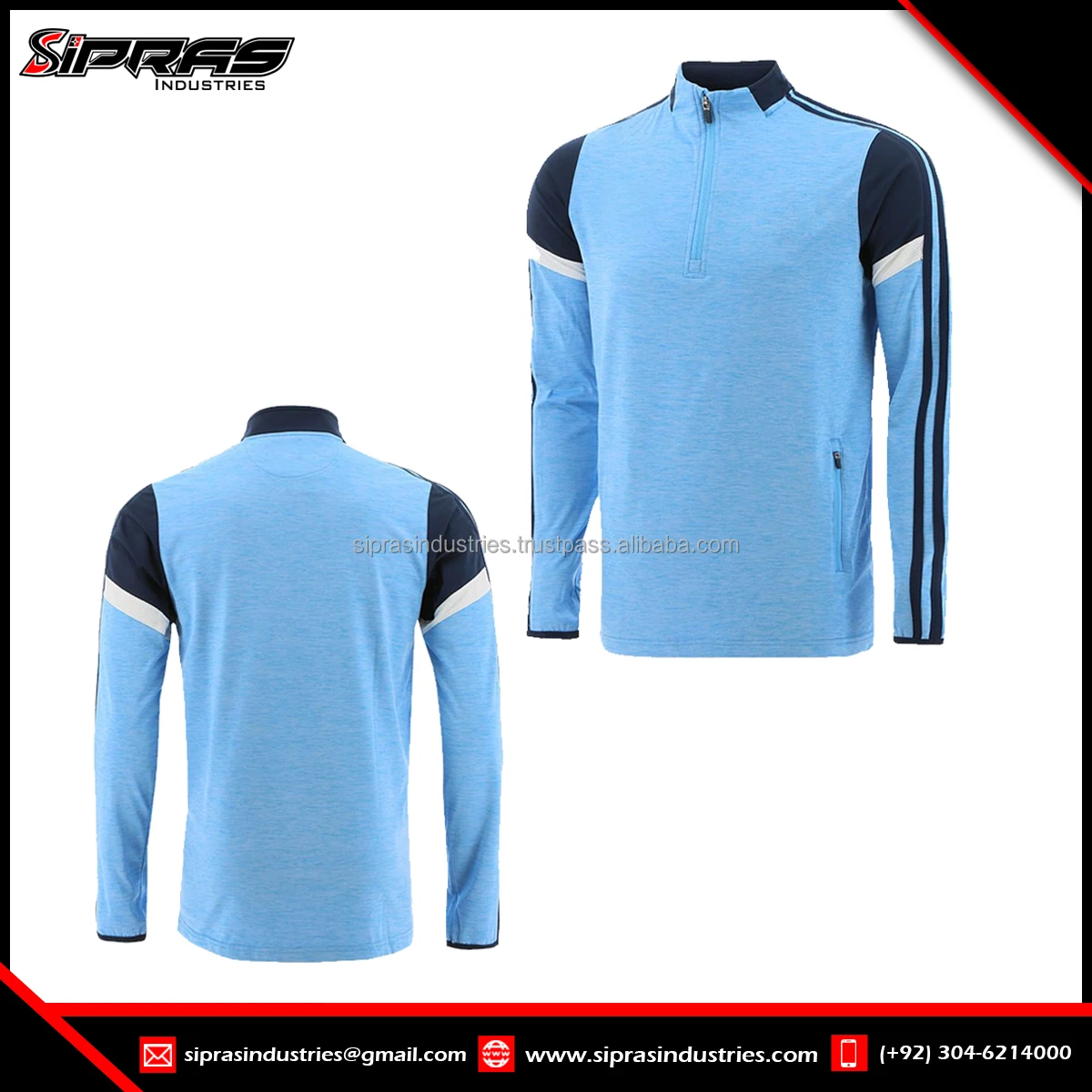Premium Quality Custom Gaa Half Zip Top,Gaelic Football 1/4 Zip Top ...